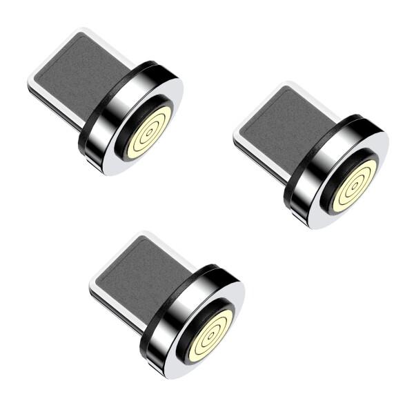 SUNTAIHO Ligting マグネット端子 1PIN 着脱式 アダプター磁石 防塵コネクタ 3個セット (USB充電ケーブルなし/For-iphone端子のみ)商品コード：66079764017型番：tips0065カラー：For i...