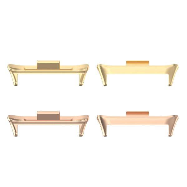 (RuenTech) 対応Xiaomi Smart Band 9 Pro/8 Pro/Redmi Watch 6/Watch 5/4バンドアダプター、ステンレス鋼製連結器 交換金具 替えコネクター シャオミBand 9 Pro対応交換バンド...