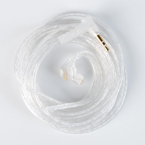 Yinyoo TFZ 3.5mmリケーブル 2メートル 3.5mmイヤホンアップグレードケーブル イヤフォン交換ケーブル KZ KBEAR CCZ イヤホン適用 SOLO/KS1/KS2/Lark/Robin/Rosefinch/Melod...