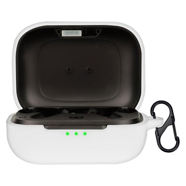 For EarFun Air Pro 4 ケース カバー Mosasa EarFun Air Pro 4 シリコン保護ケース 充電便利 全面保護 紛失防止 滑り止め 軽量 キズ防止 スリム 薄型 旅行 耐衝撃 防塵-ホワイト商品コード：66...