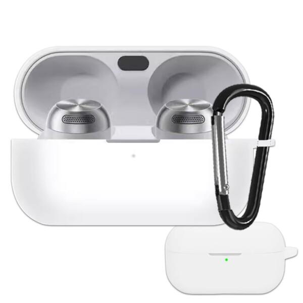 INIAYOH For Technics EAH-AZ100-K 保護ケース Technics EAH-AZ100-K ケース カラビナ付き 耐衝撃 超薄型 防水防塵 充電可能 落下防止（ホワイト）商品コード：66079765012カラー：...