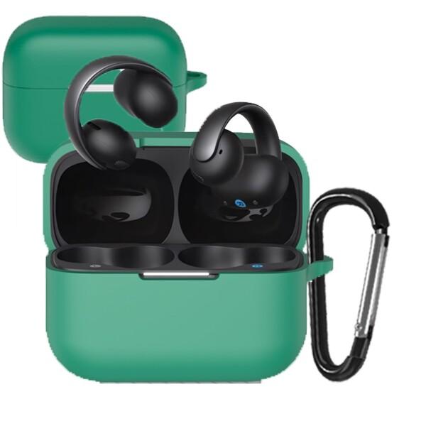 Iniayoh For Anker Soundcore AeroClip ケース Anker Soundcore AeroClip 専用 ケース にはカラビナが装備されており紛失防止、傷つきにくい 柔らかなシリカゲル、耐衝撃 超薄型 防水防...