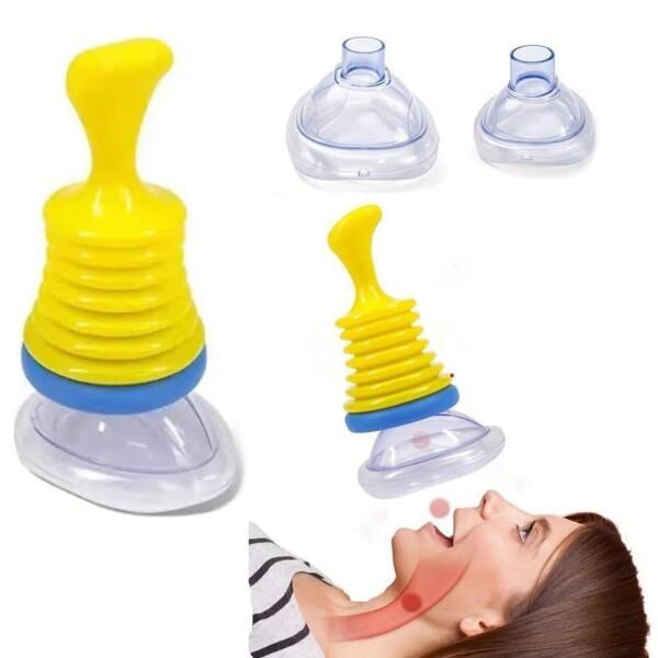 窒息レスキューデバイス ポータブル窒息防止レスキューデバイス 子供&amp;大人用 - クイック救急キット 気道吸引付き 2マスク付き 子供と大人用商品コード：66079765476カラー：イエローブルーポータブル窒息レスキューキットは、旅...