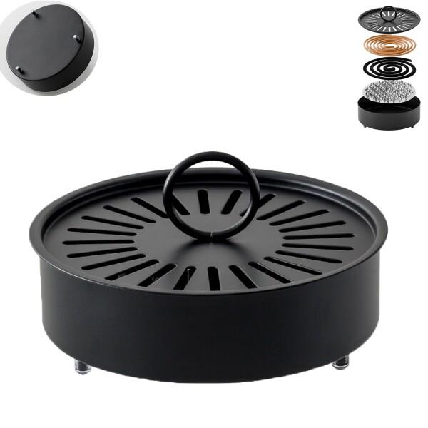 DEARING蚊取 線香 ホルダースチール製 蚊取り線香 ケース キャンプ 蚊遣器 蚊取り 吊り下げ 蚊取り 蓋付き 滑り止め 安全防火 持ち運び便利 室内/室外/庭仕事/キャンプ/釣り用/旅行/子供/大人兼用商品コード：660797655...