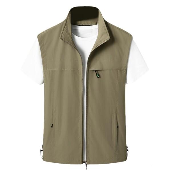 (AOWOFS) メンズベスト メンズ フィッシングベスト UVカット ベスト カメラマンベスト おしゃれ オールシーズン 防紫外線 速乾通気 ジャケットアウトドア 釣り用 撮影用 多機能 大きいサイズ商品コード：66079766170型番...