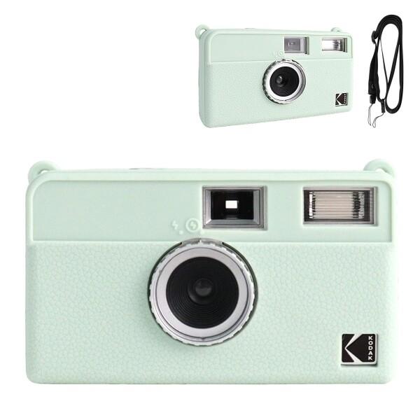 Rieibi H35カメラケース、コダックEKTAR H35ハーフフレームフィルムカメラ用ソフトカメラシリコン保護ケース、ショルダーストラップ付き(カメラなし)-グリーン商品コード：66079767713型番：Case-for-KODAK-...