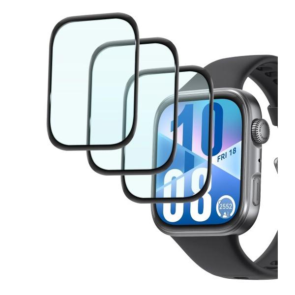 For 対応 HUAWEI WATCH FIT 4 ガラスフィルム 指紋防止 WATCH FIT 4 保護フィルム 耐衝撃 huwei watch fit 4 強化ガラスフィルム 高光沢 液晶 ShellChic 超鮮明な画質 硬度9H 高...