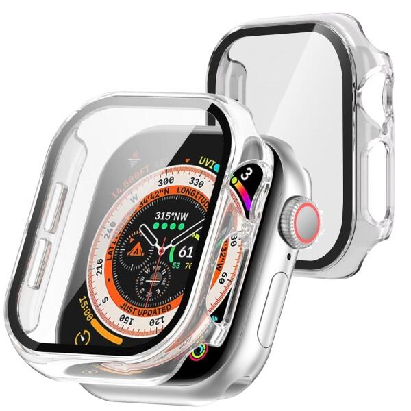 TOORQR 対応 Apple Watch ケース 46mm アップルウォッチ カバー Apple Watch Series 10 11 日本旭硝子材 PC素材 軽量 指紋防止 高透過率 傷防止 装着簡単 Apple Watch カバー対応...