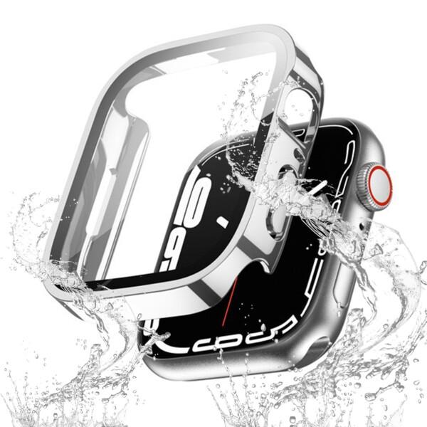 TOORQR 対応 Apple Watch ケース 42mm アップルウォッチ カバー Series 10 11 42mm 防水・防塵 Apple Watch カバー 3D直角エッジデザイン 日本旭硝子材 PC素材 軽量 指紋防止 傷防止 ...