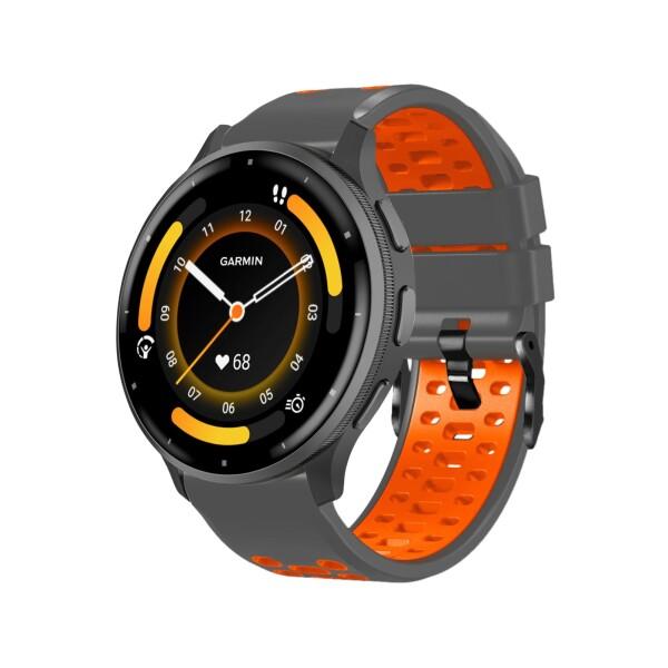 (RosMank) 22mm バンド Garmin Venu 4 45mm/Venu 3 45mm/Venu 2/Vivoactive 4/Active 対応、ガーミン Garmin Forerunner 570 47mm/Forerunn...