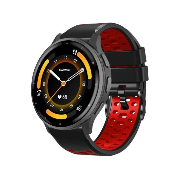 (RosMank) 22mm バンド Garmin Venu 4 45mm/Venu 3 45mm/Venu 2/Vivoactive 4/Active 対応、ガーミン Garmin Forerunner 570 47mm/Forerunn...