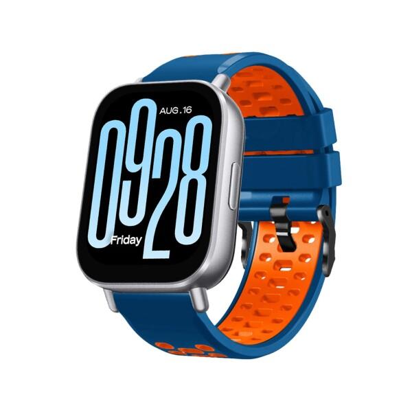 (RosMank) 22mm バンド Xiaomi Redmi Watch 5 Active/5 Lite 対応、 Xiaomi Watch S4/S3/S2/S1 用ソフト 2色シリコン交換用ストラップ ブルーオレンジ商品コード：6607...