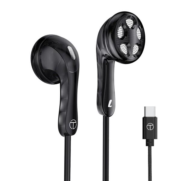 Linsoul TRN Seahorseダイナミックハイエンドフラットイヤホン 14.2mm大型ダイナミックドライバー 強力なパフォーマンスコア 選ばれたPU+紙コンポジットダイヤフラム深い聴覚の喜び 拡散ベントデザインによる明るい音の出力...