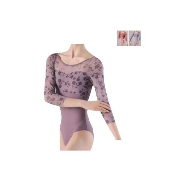 (プロダンス) ProDance 花柄 ロングスリーブ お洒落 バレエレオタード レディース PLL012BA (M(160), ラベンダー)商品コード：66079769652サイズ：M(160)カラー：ラベンダーストアから全商品見れます♪...
