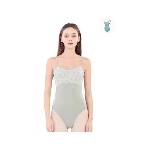 (プロダンス) ProDance ミント ブラック キャミソール 刺繍 かわいい お洒落 バレエ レオタード PK005MA (ターコイズグリーン, M)商品コード：66079769703サイズ：Mカラー：ターコイズグリーン素 材:ポリエス...