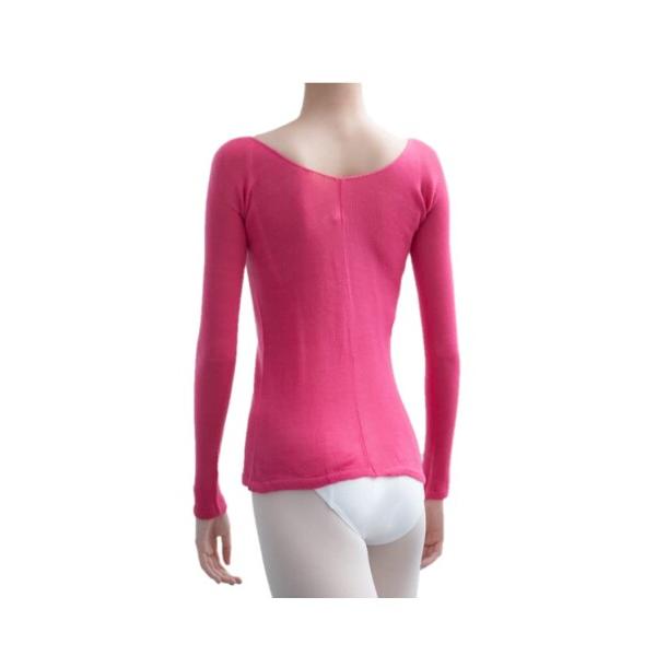 ProDance(プロダンス) ニット トップス Vネック バレエ ウォームアップ PT003M (M(日本S相当), マゼンダピンク)商品コード：66079769776サイズ：Mカラー：マゼンダピンクカラー:ベビーピンク・ラベンダー・カー...