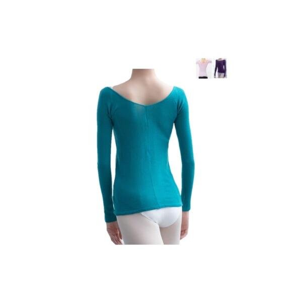 ProDance(プロダンス) ニット トップス Vネック バレエ ウォームアップ PT003M (XL(日本L相当), ターコイズグリーン)商品コード：66079769784サイズ：XLカラー：ターコイズグリーンカラー:ベビーピンク・ラベ...