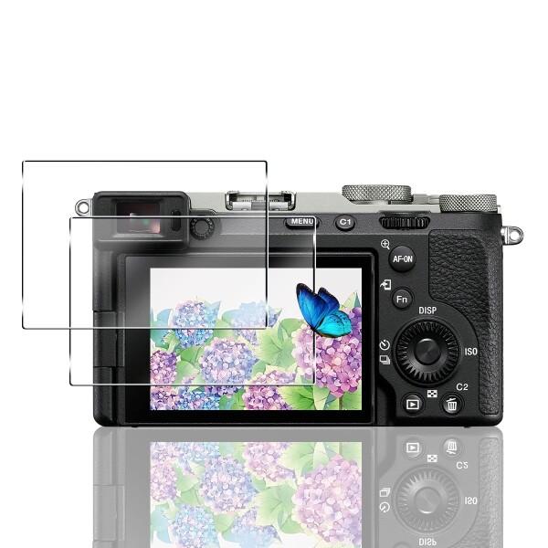対応 SONY α7C II / α7CR / α6700 ILCE-6700 ガラスフィルム  対応 α7C II / α7CR / α6700 ILCE-6700 フィルム 強化ガラス 液晶 保護フィルム 3D Touch対応 、高透過...