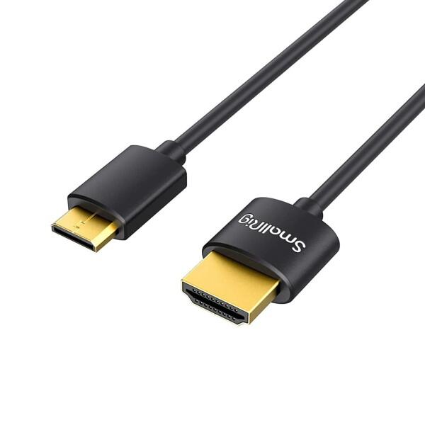 SmallRig ハイスピードHDMI ケーブル Mini HDMI ケーブル 55cm極細 プロビデオ用4K60Hz (タイプC-タイプA)-3041商品コード：66079772395型番：3041-AC-JPサイズ：タイプC - タイプ...