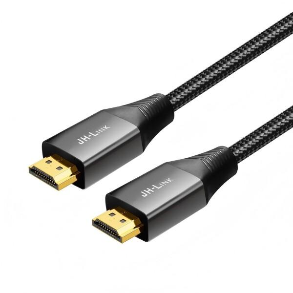 ＪＨ−ＬＩＮＫ hdmi ケーブル8K 60Hz hdmi 2.1 cable TV など適用 ｈｄｍｉケーブル 4K 48Gbps対応 hdmi Nintendo Switch PS5/3 Fire TVなど適用 ハイスピード コットン編...