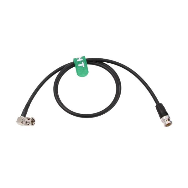 HangTon HD SDI 12G 4K 60P のビデオ同軸ケーブル BNC の男性への BNC の男性の直角、Canare LV-61S 75 オーム 30cm商品コード：66079772743型番：3eb6b647-de27-41b...