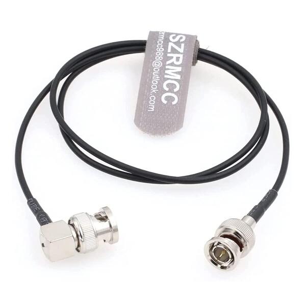 SZRMCC BlackmagicHyperDeckシャトルカメラモニターラジオHDSDI3Gフレキシブルソフトビデオ同軸RFケーブルRG17475オームBNCオスから直角オス (1.5m)商品コード：66079772793型番：bncサイ...
