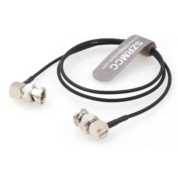 SZRMCC直角BNCから直角BNCRG17475オームHDSDI 3G Blackmagic ARRIREDカメラモニターラジオ用フレキシブルソフトビデオ同軸RFケーブル (1m)商品コード：66079772797型番：bncサイズ：1m...