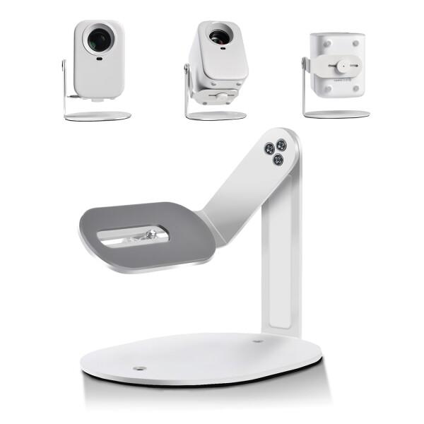 プロジェクターマウント 天井取付＆壁取付 両対応 金具 1/4インチネジ対応 耐荷重2kg 360°回転 高安定性設計 軽量タイプ XGIMI MoGo/Halo Nebula Capsule3/Air Yaber T2 VIZONY E1...