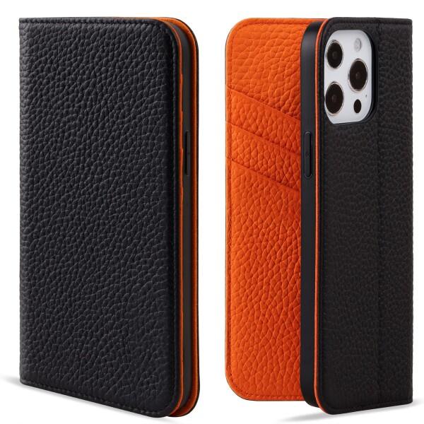 VISOUL iPhone 13 Pro ケース アイフォン13 プロケース 手帳型 本革 レザー スマホケース カード収納 携帯ケース 全面保護 マグネット 横置きスタンド機能付き アイホン13 Pro 対応 6.1インチ シュリンクレザ...