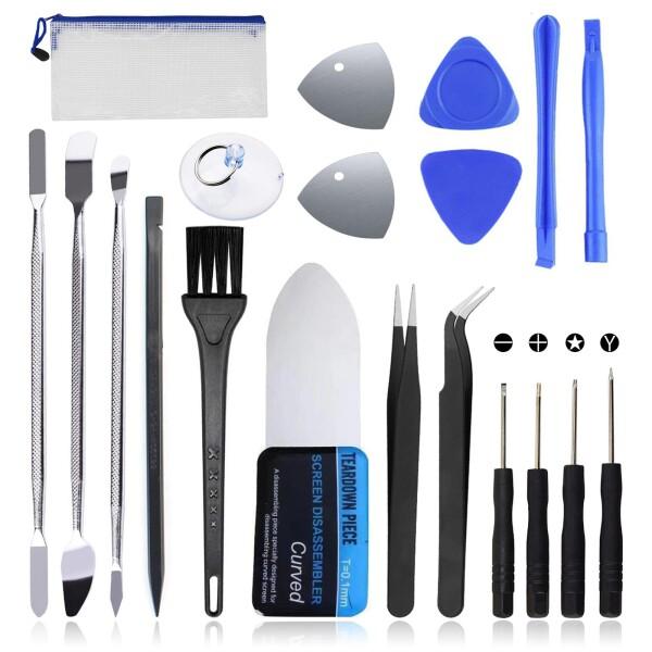 YFFSFDC 携帯電話曲面スクリーンを分解修復ツール 20点セット 0.1mm超薄 修理キット 修理工具 携帯電話の分解スチール スマホ分解工具 IPhone/iPad/iPod/ノートパソコン/ラップトップ/HTC/BlackBerry...