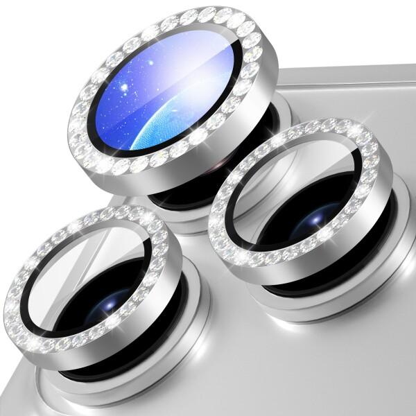 Suoman for iPhone 17 Pro/17 Pro Maxカメラカバー、アイフォン17プロ/プロマックスカメラフィルム キラキラ- 銀色商品コード：66079774899型番：2695サイズ：17 Pro/17 Pro Maxカ...