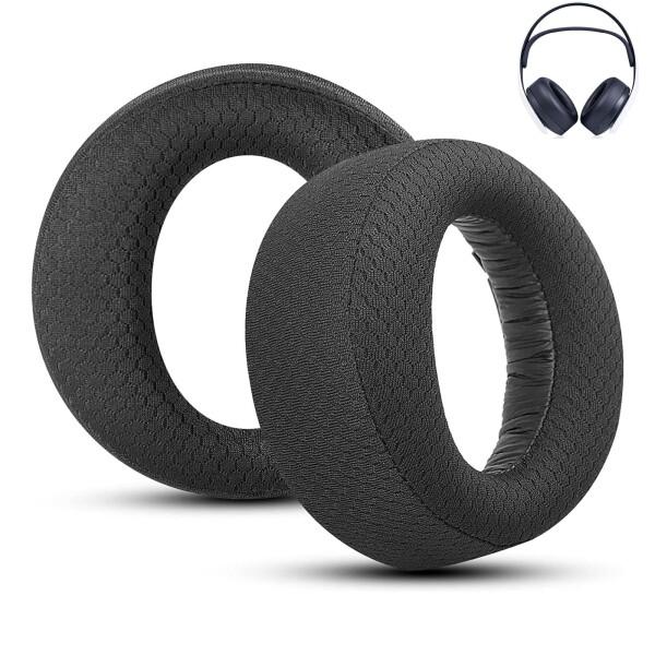 PS5 PULSE 3Dに適用 イヤーパッド イヤークッション ヘッドホン パッド 交換用イヤーパッド 互換性イヤーパッド ファブリック 1セット商品コード：66079776332型番：ファブリックカラー：ブラック「PS5 PULSE 3D...