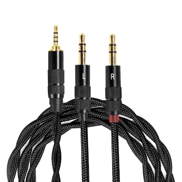 3APLUS HD2 ヘッドホン交換ケーブル 2.5MM バランスプラグ ヘッドホンリケーブル 8芯 銀メッキ単結晶銅 アップグレードケーブル 1.5ｍの長さ SONY MDR-Z1R / MDR-Z7 / FIO-Q5S-AM3E / F...