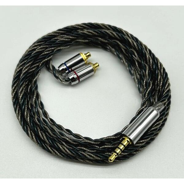 MMCX2.5mmリケーブル銀箔糸と銅混合 2.5mm交換ケーブル MMCXイヤホンアップグレードケーブル (MMCX2.5mm)商品コード：66079776658型番：JSHiFi-Vampireサイズ：MMCX2.5mm【音質向上 】4...