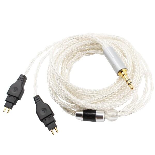Youkamoo交換用オーディオアップグレードケーブル 互換性 Compatible for Sennheiser HD650 HD600 HD580 HD660S HD660S2 HD58X Massdrop HD6XX 銀メッキ銅ケーブ...