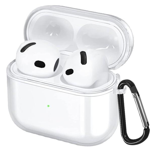 BUITFOU Airpods 4 ケース クリア Airpods 第4世代 保護カバー TPU製 エアーポッズ 4 ケース 落下防止 キズ防止 耐衝撃 防塵 軽量 装着充電可能 カラビナ付き 紛失防止(クリア)商品コード：66079776...