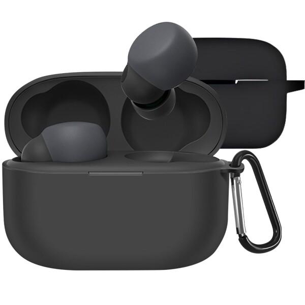 INIAYOH For Sony LinkBuds S 保護ケース ソニー LinkBuds S ケース カラビナ付き 耐衝撃 超薄型 防水防塵 充電可能 落下防止（ブラック）商品コード：66079776912カラー：ブラック【対応機種】S...