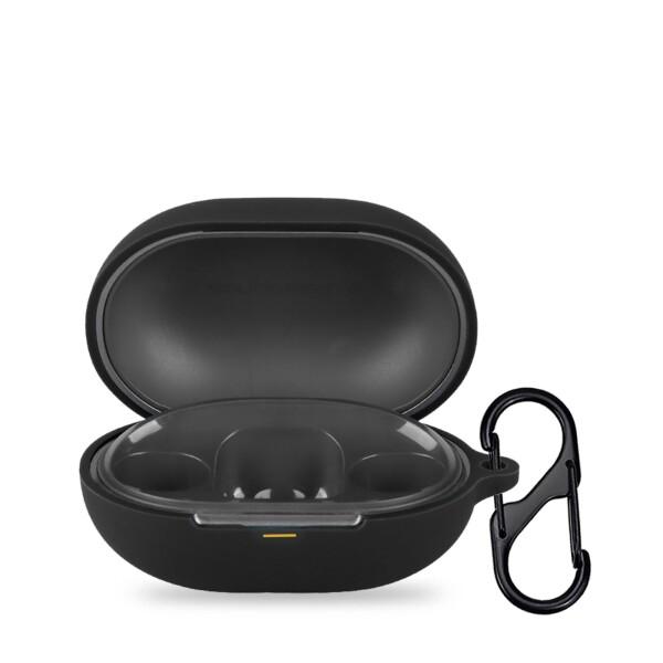 For Soundpeats clip1 ケース カバー Mosasa シリコン 保護ケース 充電便利 全面保護 紛失防止 滑り止め 軽量 キズ防止 スリム 薄型 旅行 耐衝撃 防塵-ブラック商品コード：66079776926型番：CLIP...