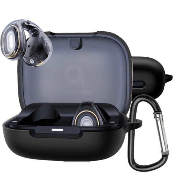 Iniayoh For Anker Soundcore C30i ケース Anker Soundcore C30i 専用 ケース にはカラビナが装備されており紛失防止、傷つきにくい 柔らかなシリカゲル、耐衝撃 超薄型 防水防塵 落下防止（ブ...