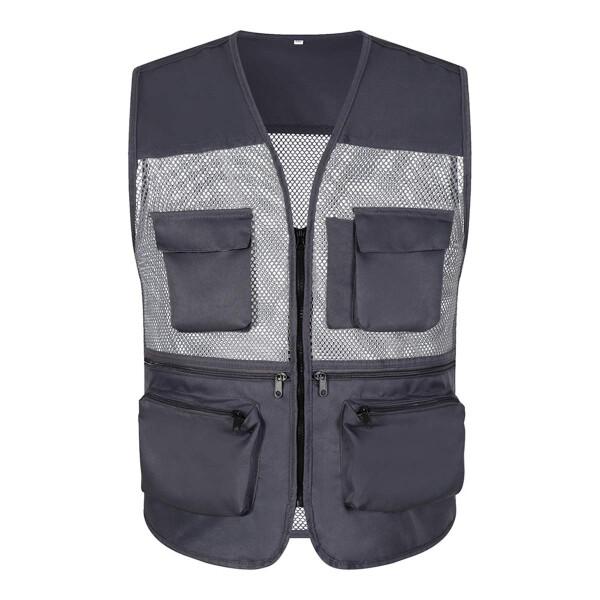 (AOWOFS) メンズ 渓流ベスト フィッシングベスト 背中全面メッシュ カメラマン アウトドア カジュアル マルチポケット 通気 多機能 お釣り 撮影 山歩き 作業用 夏用 お釣り 男女兼用 8色商品コード：66079780810型番：...