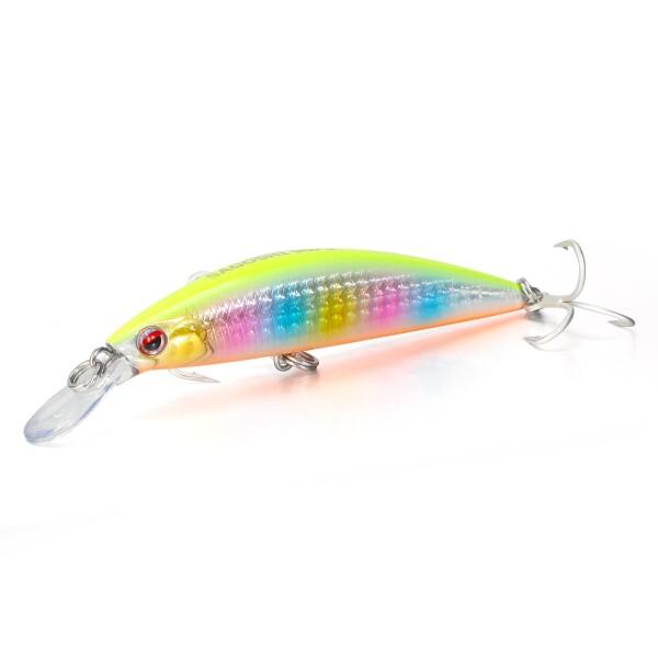 LITTMA SAGOSHI プロフェッショナルフィッシングルアー-青物、マゴチ用ファストシンキングミノー7cm/9cm/11cm商品コード：66079785996サイズ：90mm-29gカラー：チャートオレンジレインボーサイズ:90mm、...