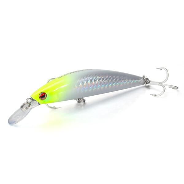 LITTMA SAGOSHI プロフェッショナルフィッシングルアー-青物、マゴチ用ファストシンキングミノー7cm/9cm/11cm商品コード：66079786009サイズ：90mm-29gカラー：レモン 頭サイズ:90mm、重量:29gファ...