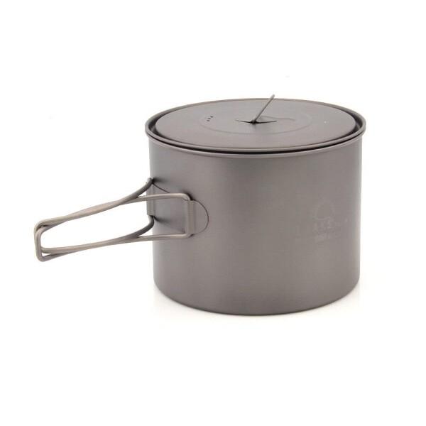 TOAKS Titanium POT 1300ml Outdoor Camping Cookware with Lid and Handles Folded POT-1300商品コード：66079787190型番：POT-1300Made ...