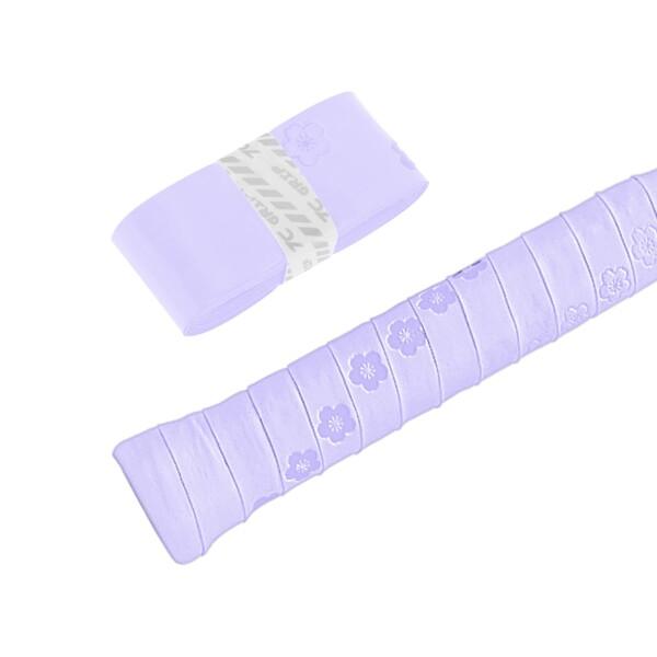 RENEWREVITAL グリップテープ テニス バドミントン グリップ テープ 握り心地良い 釣り竿 自転車 野球 ラケット用 ウェットタイプ ライトパープル(桜プリント) 1150*25*0.65mm商品コード：66079789819型...