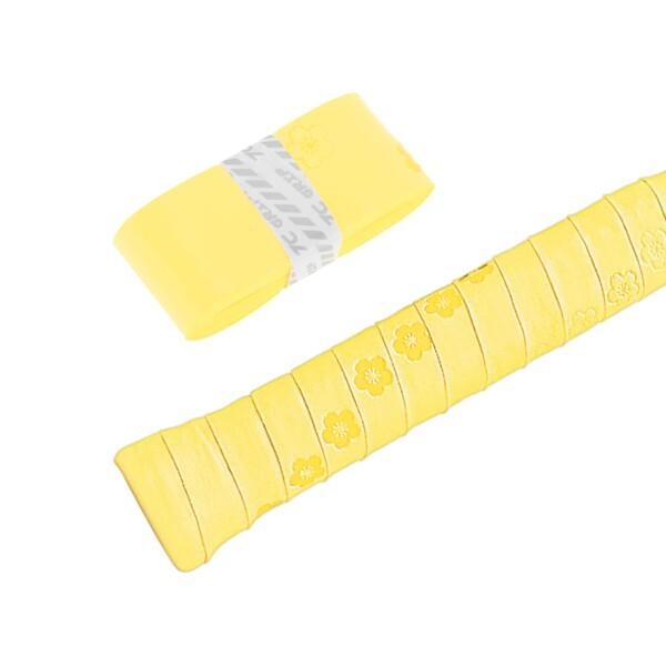 RENEWREVITAL グリップテープ テニス バドミントン グリップ テープ 握り心地良い 釣り竿 自転車 野球 ラケット用 ウェットタイプ 黄(桜プリント) 1150*25*0.65mm商品コード：66079789821型番：rene...