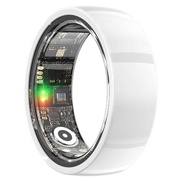 スマートリング スマート指輪 fitness ring Bluetooth指輪 セラミック製 体調管理 H-R/B-P/SP-O2飽和度 睡眠データ検測 活動量計 歩数計/消費カロリー/距離 防水 リモートカメラ 軽量 IOS/Androi...