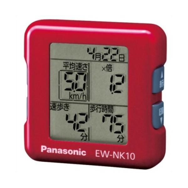 【発売日：2010年03月01日】パナソニック(Panasonic) 活動量計 デイカロリ レッド EW-NK10-R商品コード：66079790711型番：EW-NK10-Rカラー：レッドサイズ:高さ42×幅42×奥行12.6mm本体重量...