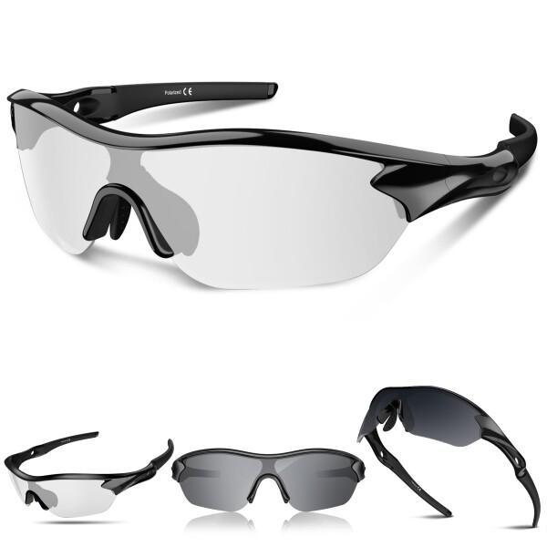 (Rosemal) スポーツサングラス 偏光レンズ メンズ レディース ランニング サングラス 運転用 UV400 自転車 釣り 野球 登山 釣り ゴルフ テニス商品コード：66079856561型番：7250-JPカラー：グロッシー ブラ...