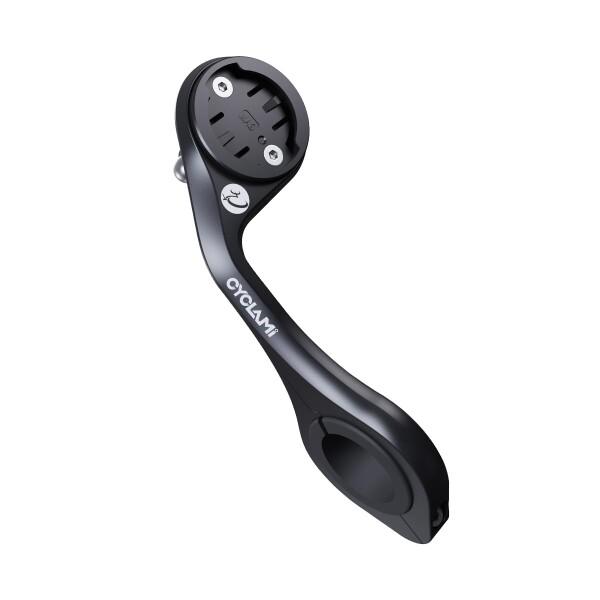 CYCLAMI M5 フロントバイクマウント - Garmin、iGPSPORT、XOSS、CooSpo、Magene、CYCPLUS コンピューター、GoPro、ライト対応 - 多位置調整可能なエクステンションホルダー、25.4mm/31...