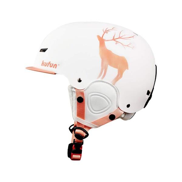 kufun スキー ヘルメット スノーボード キッズ スノボ バイザー 子供